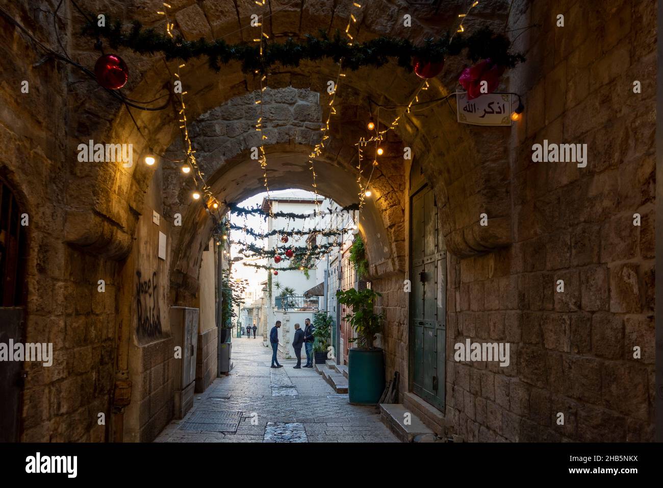 Nazareth old city street hi-res stock photography and images - Alamy