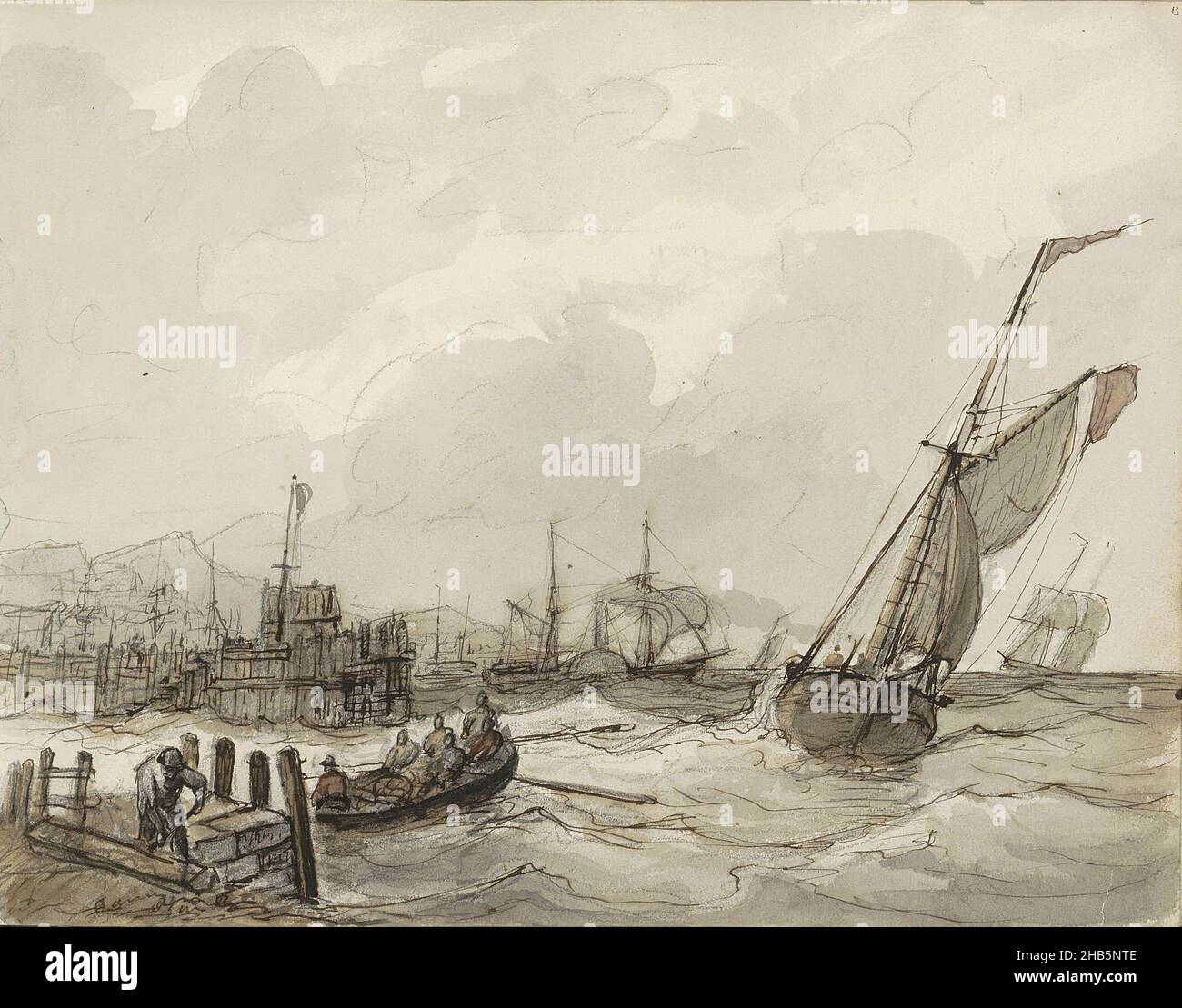 Harbor outlined hi-res stock photography and images - Alamy