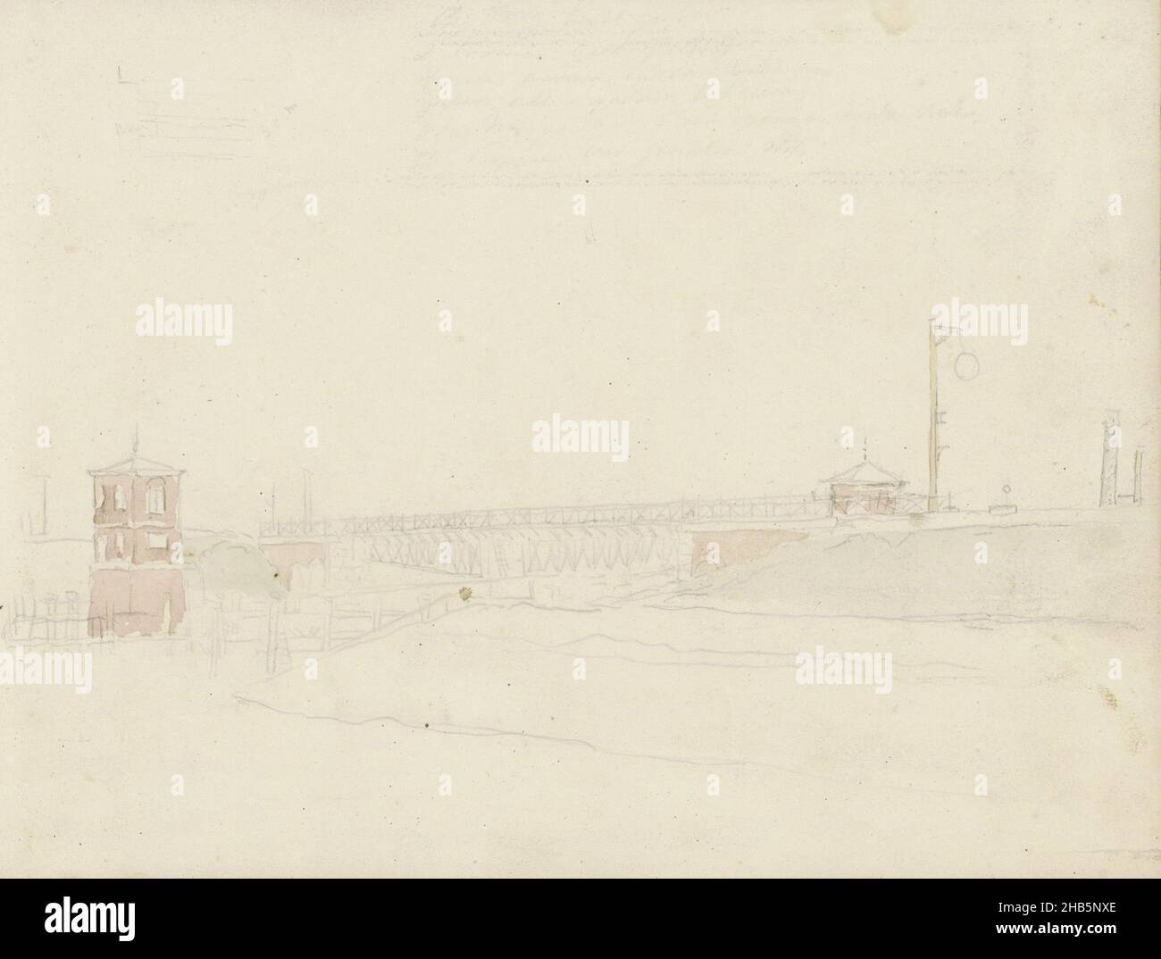 Bridge over the Hollands Diep near Moerdijk, Sheet 35 verso from a ...