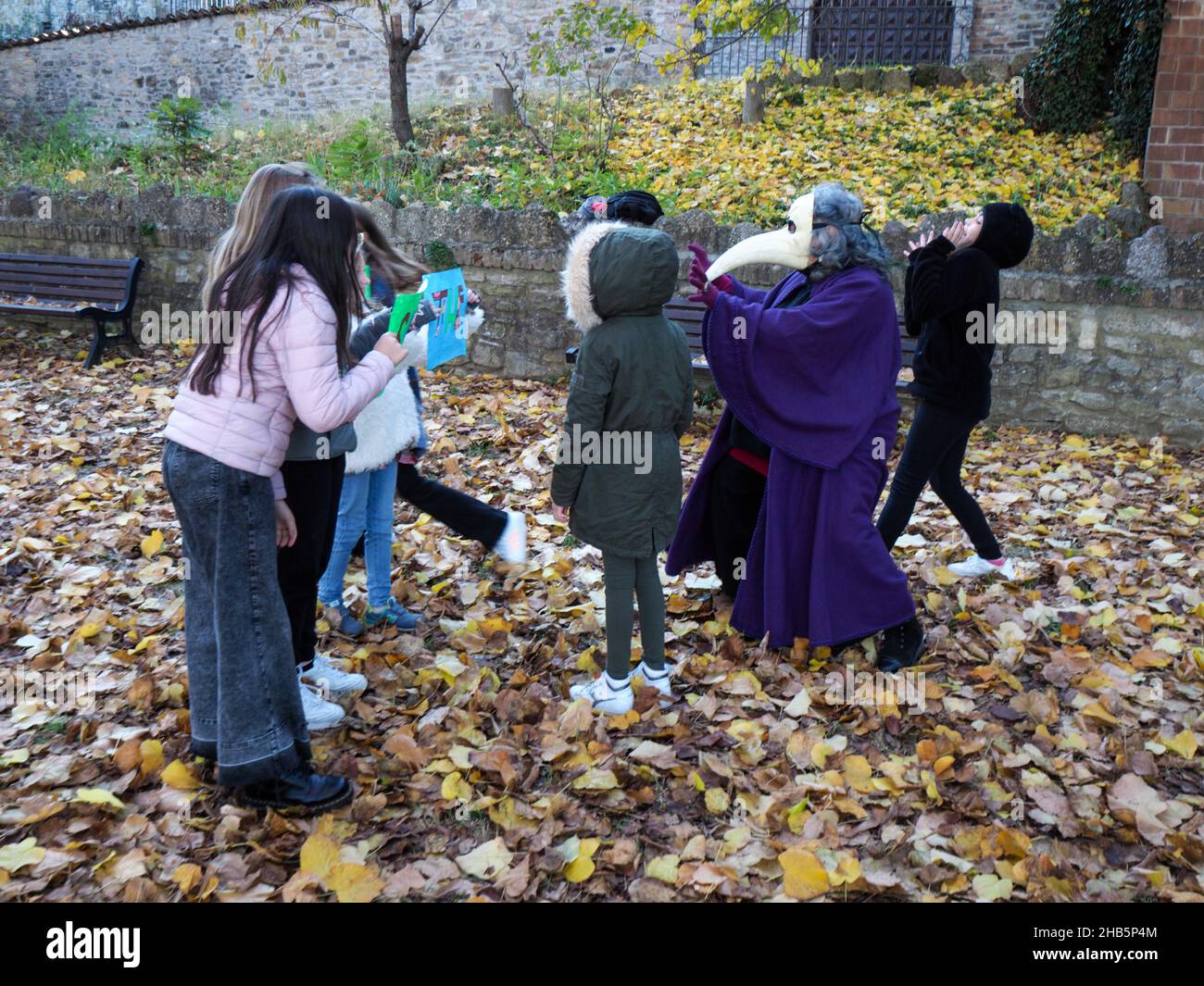 ecologist children girls playing to save the planet as evil toxic ...