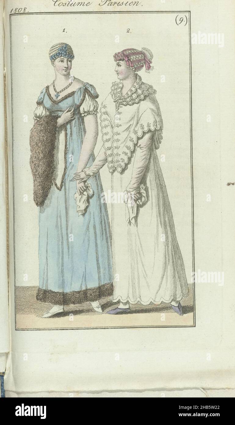 Journal des Dames et des Modes, Frankfurt edition 29 Février 1808 ...