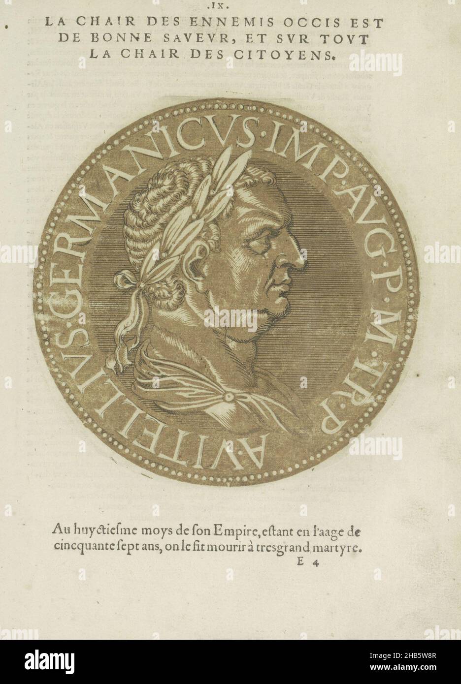 Emperor vitellius coin hi-res stock photography and images - Alamy