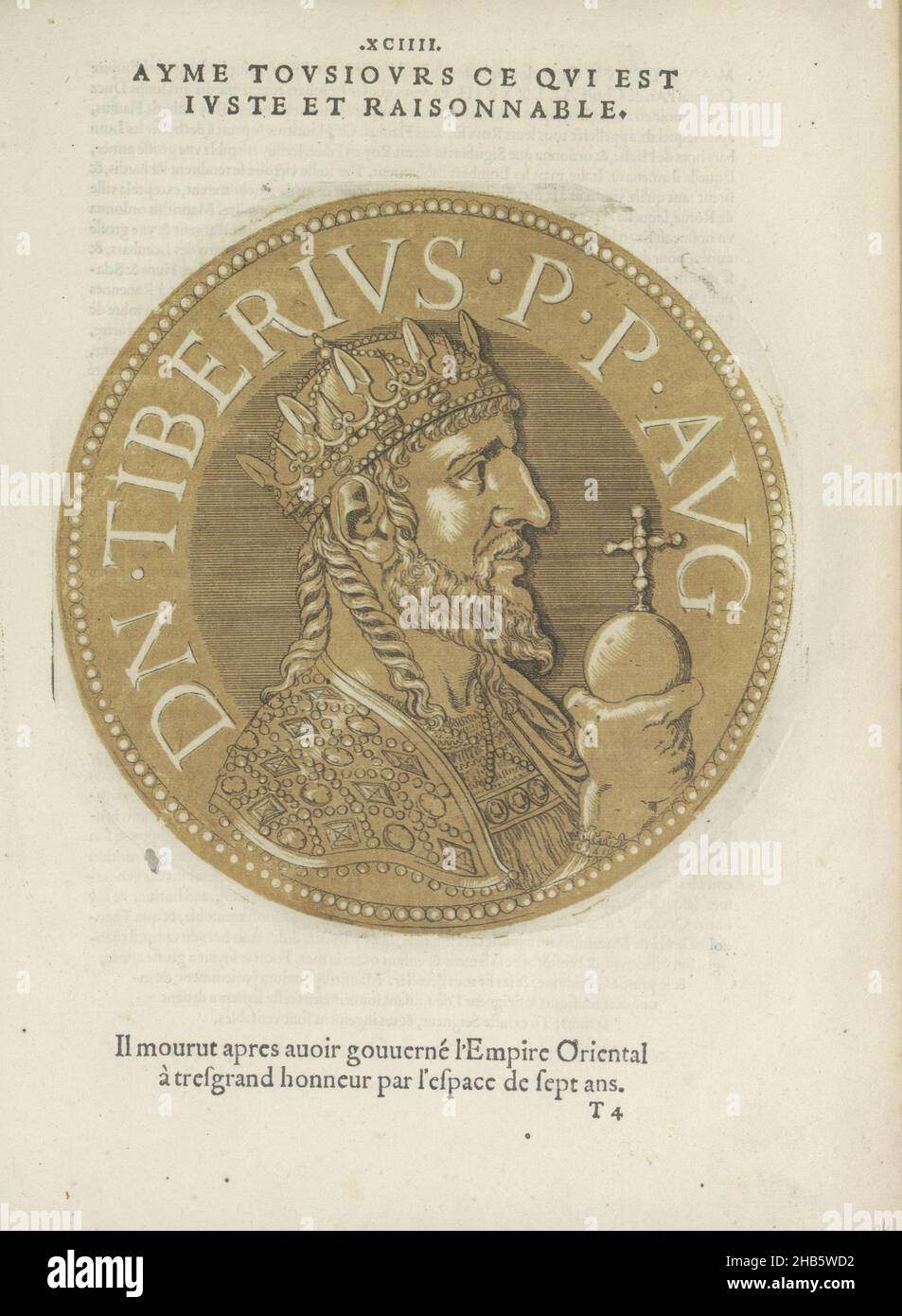 Portrait of Emperor Tiberius II Constantine, Les images presque de tous ...