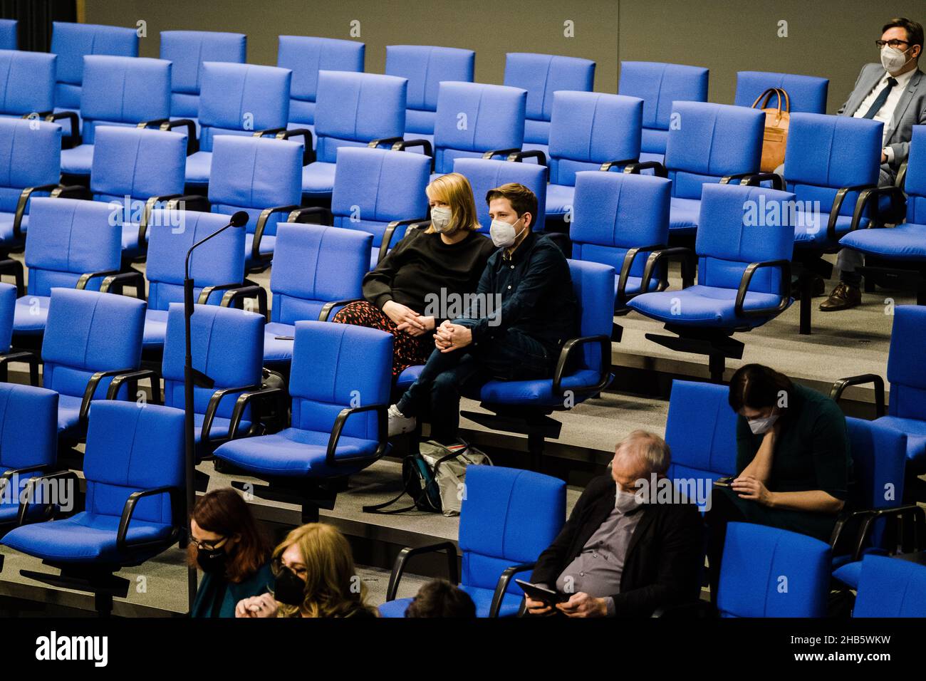 Members of the 20th Bundestag, the federal parliament of Germany, which ...