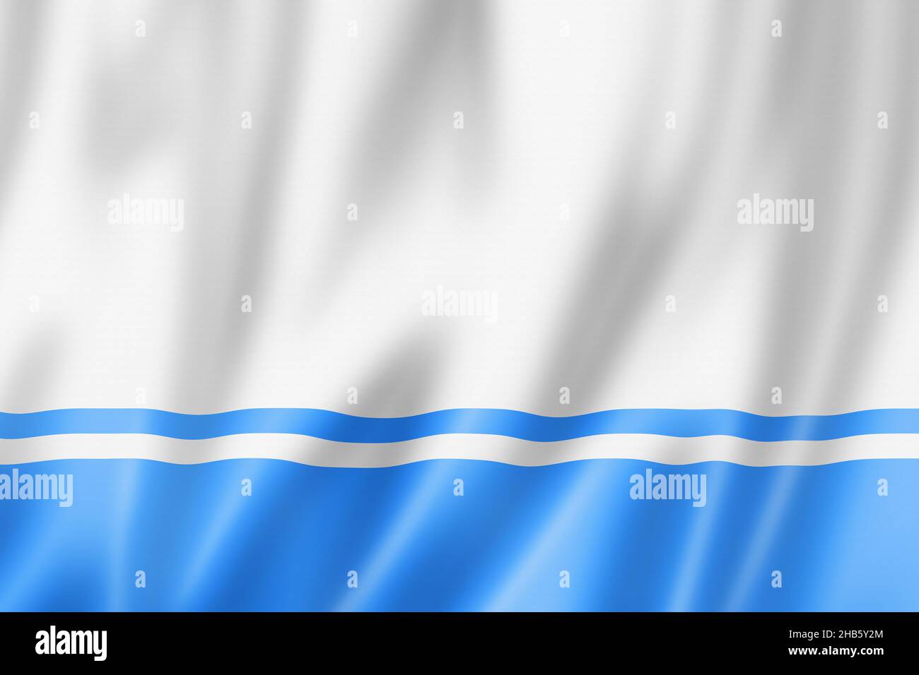Altai state - Republic - flag, Russia waving banner collection. 3D ...