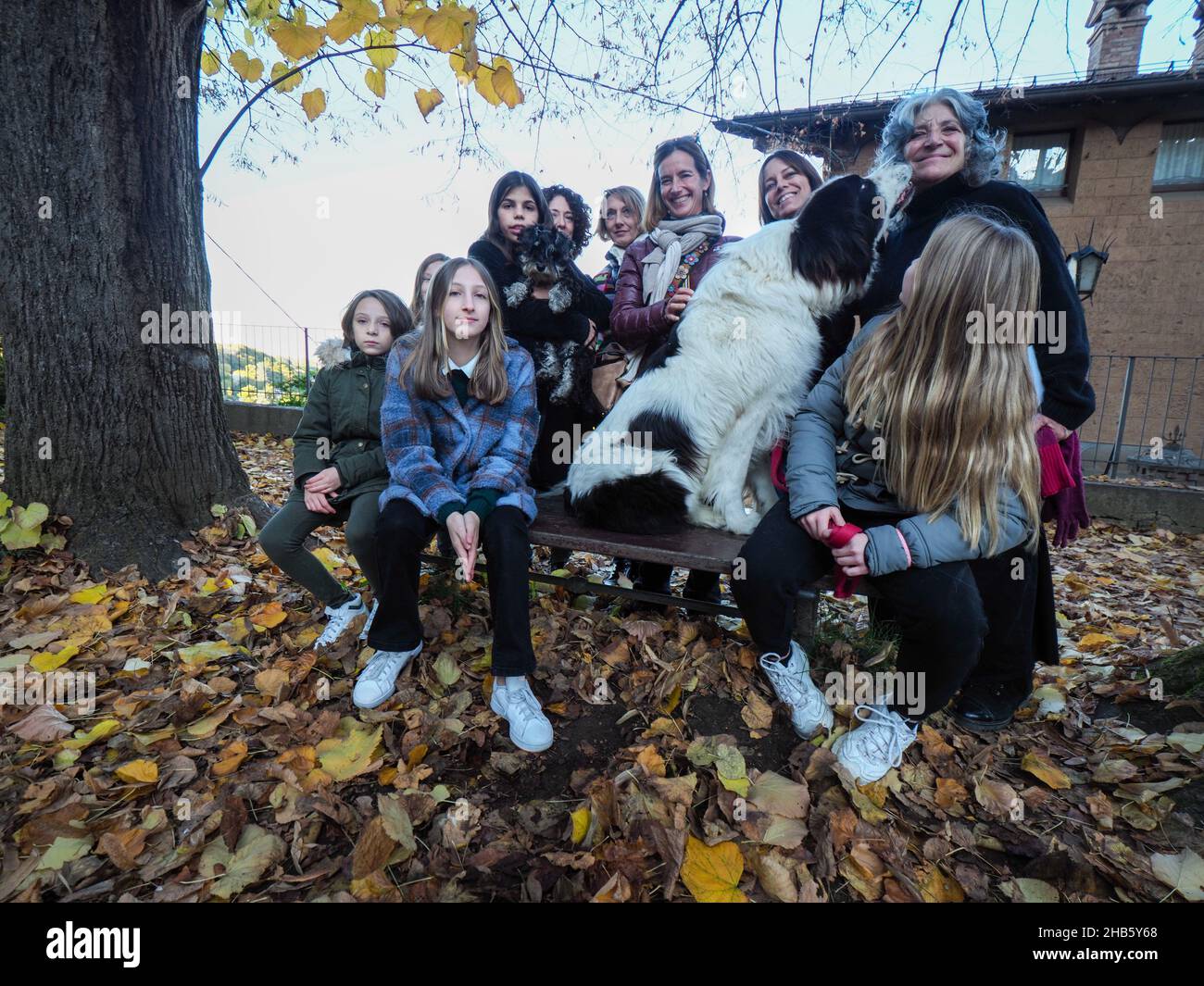 ecologist children girls playing to save the planet as evil toxic ...