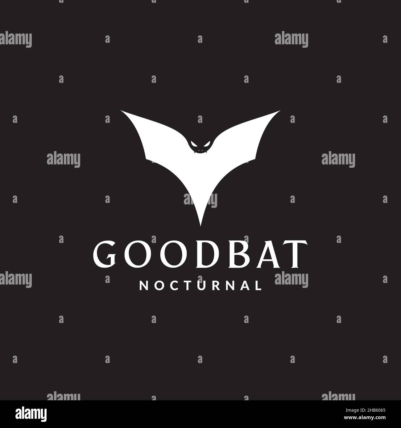 minimal bats modern shape logo design vector graphic symbol icon sign ...