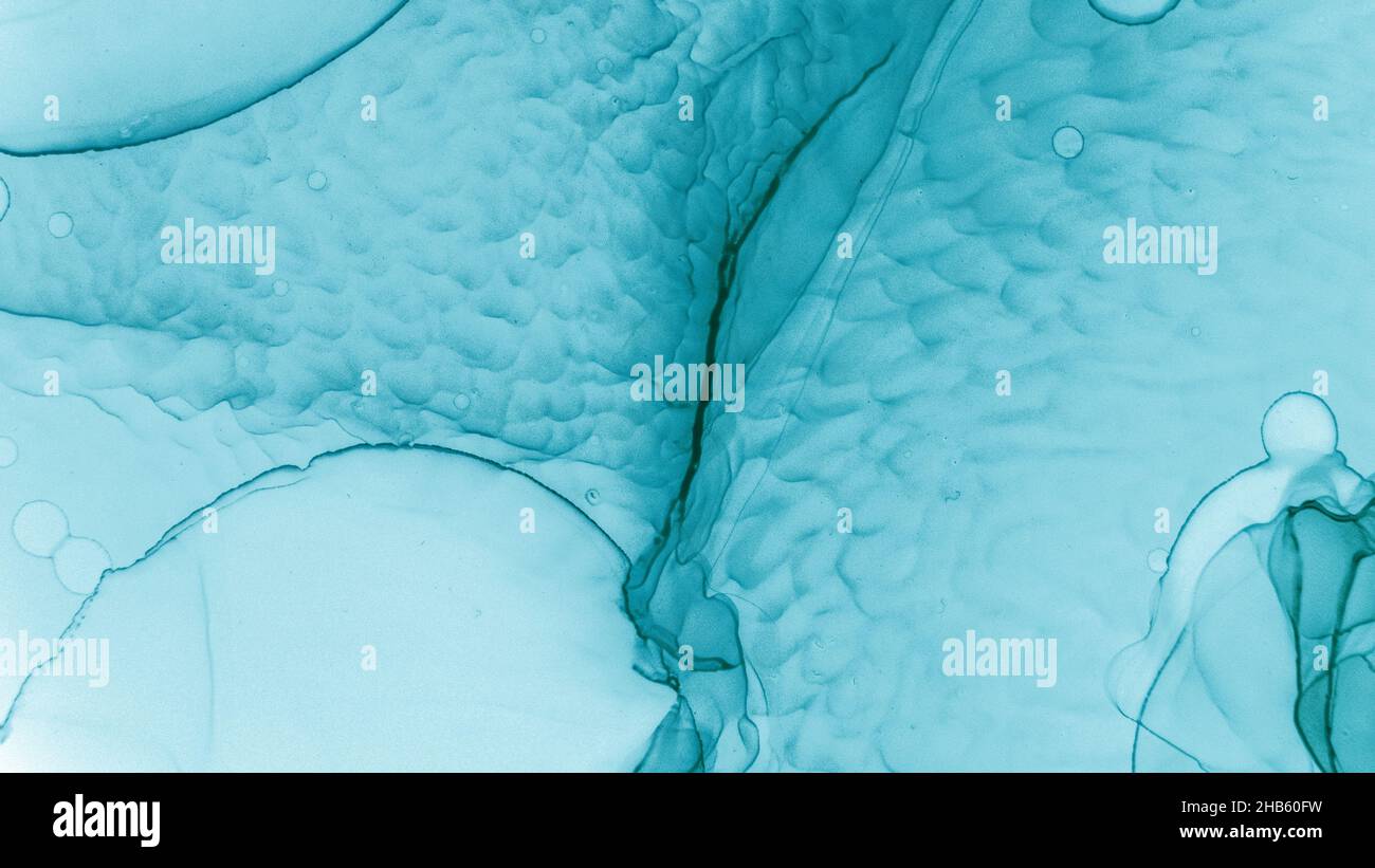 Pastel Flow Water. Blue Ocean Fashion Stock Photo - Alamy