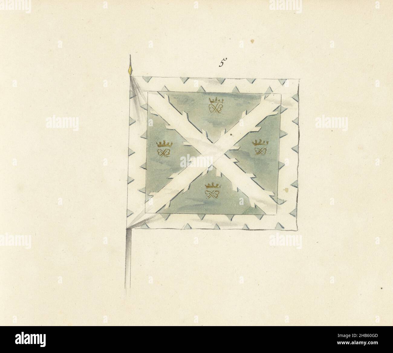 French banner captured at Ath, 1706, French banner captured at Ath in ...