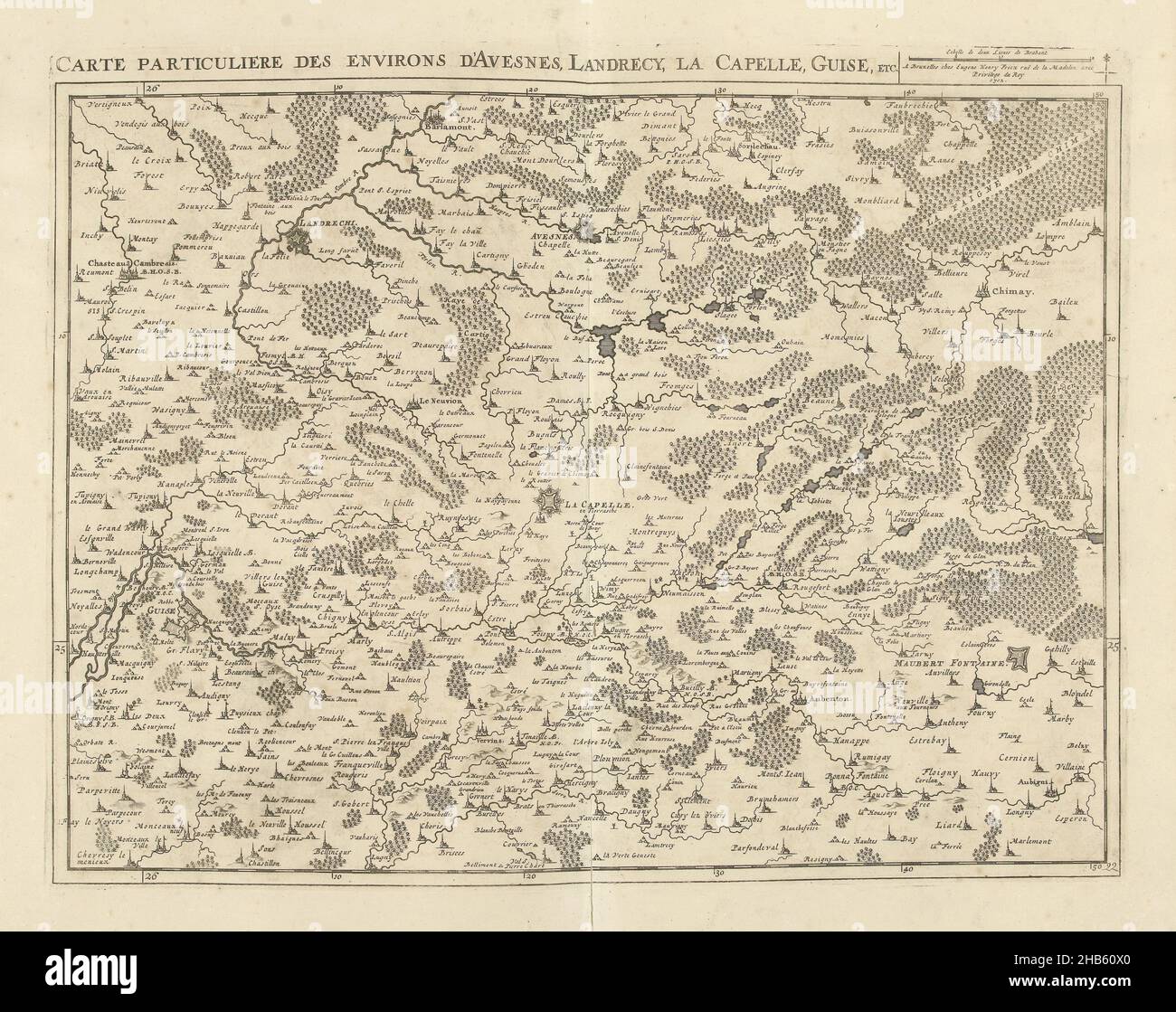 Map northern france hi-res stock photography and images - Alamy