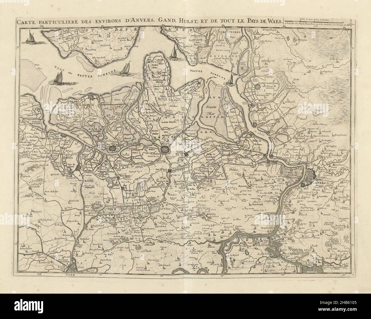 Map of flanders hi-res stock photography and images - Alamy