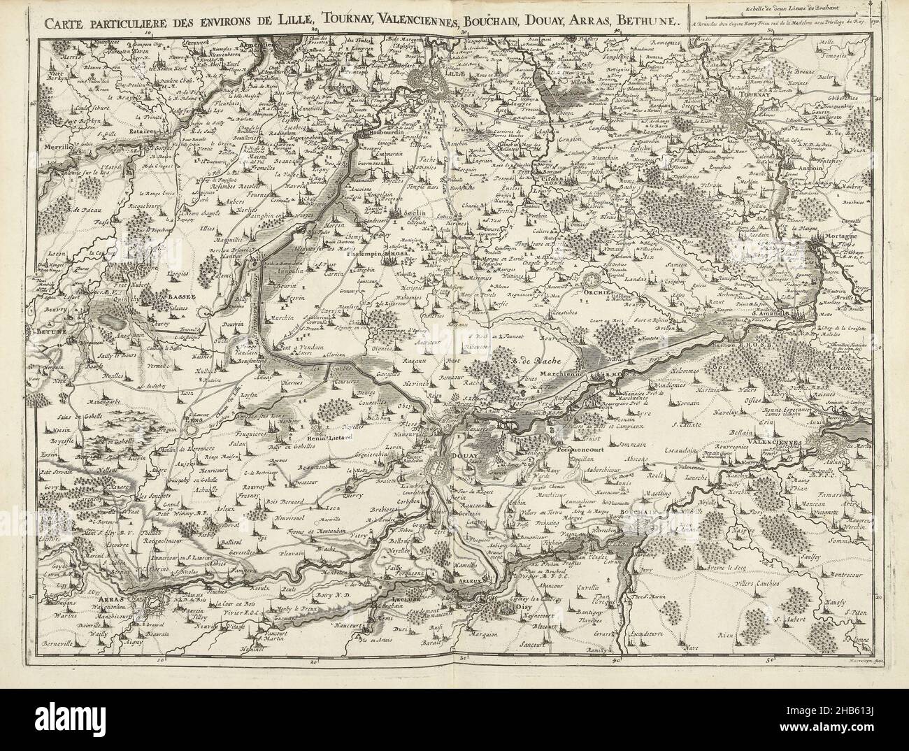 Map of bethune hi-res stock photography and images - Alamy