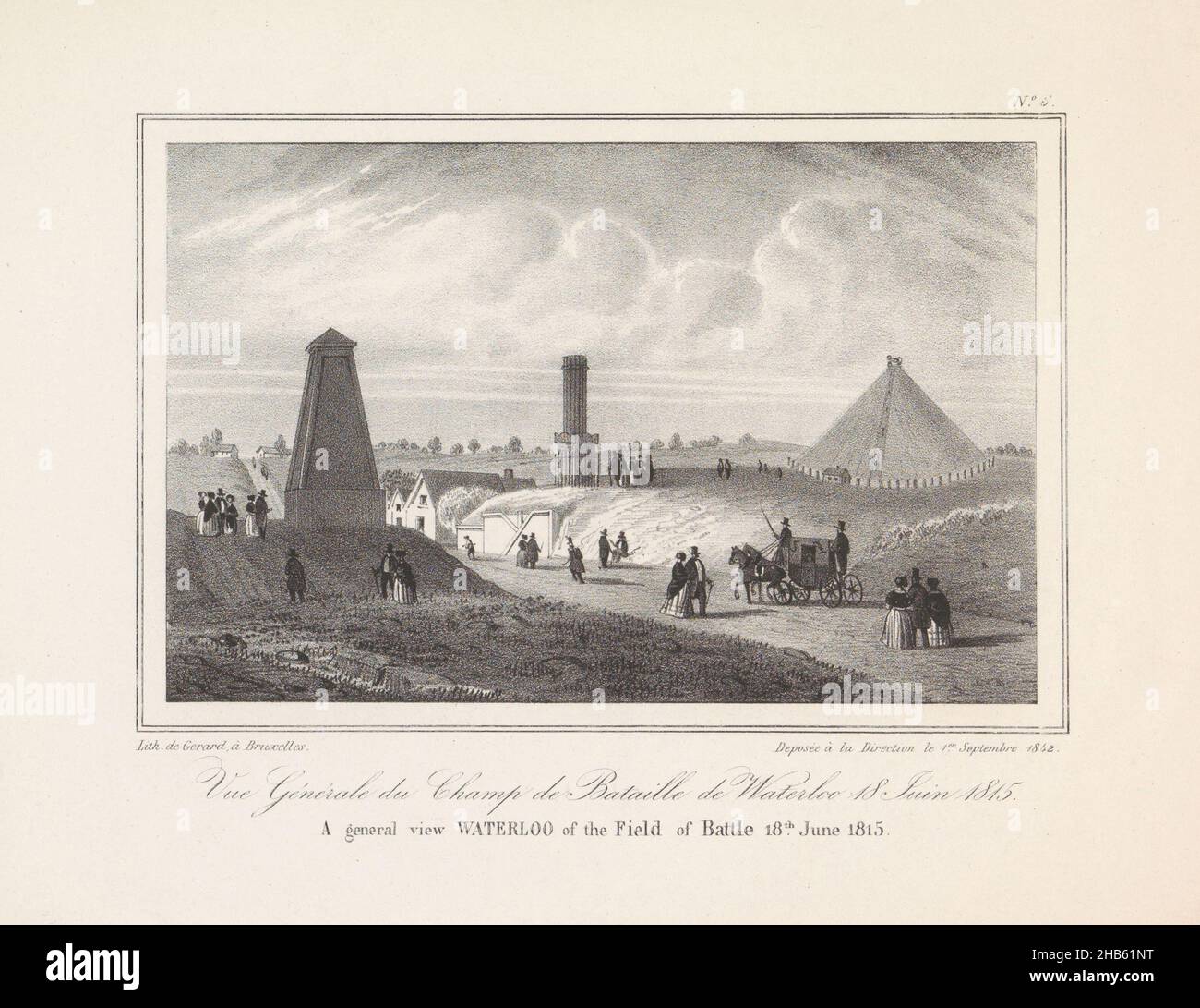 Waterloo battlefield monuments hi-res stock photography and images - Alamy