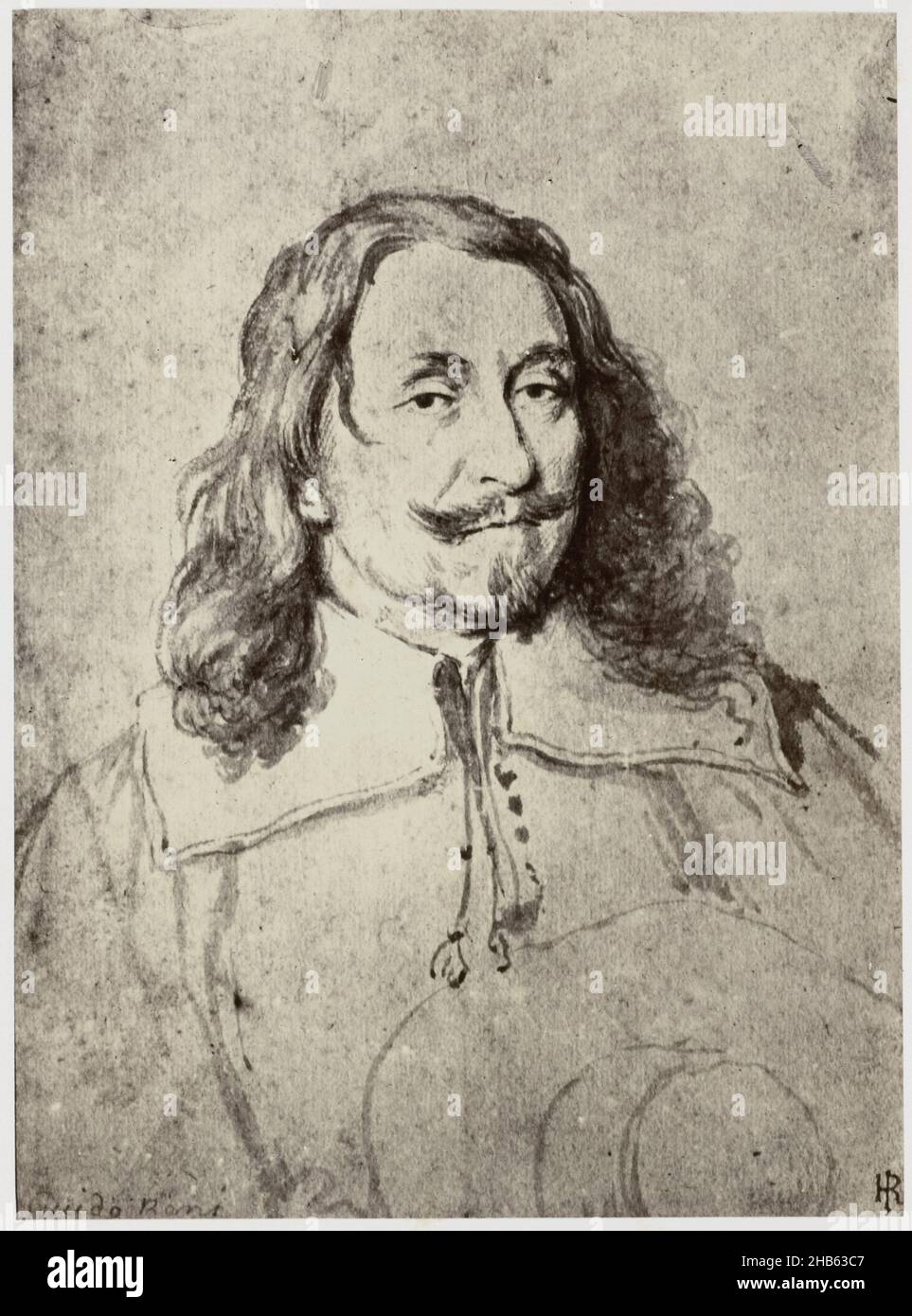 Guido, A Portrait, Photoreproduction of drawing in 'The Reveley ...