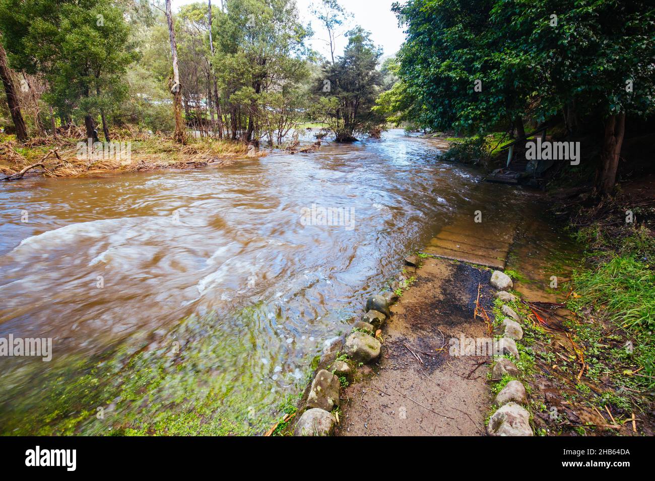 Yarra River View in Warburton Australia Stock Photo - Alamy