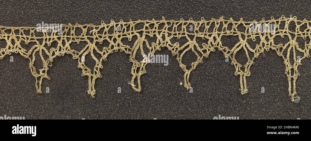 Strip of gold lace, Strip of gold lace Stock Photo - Alamy