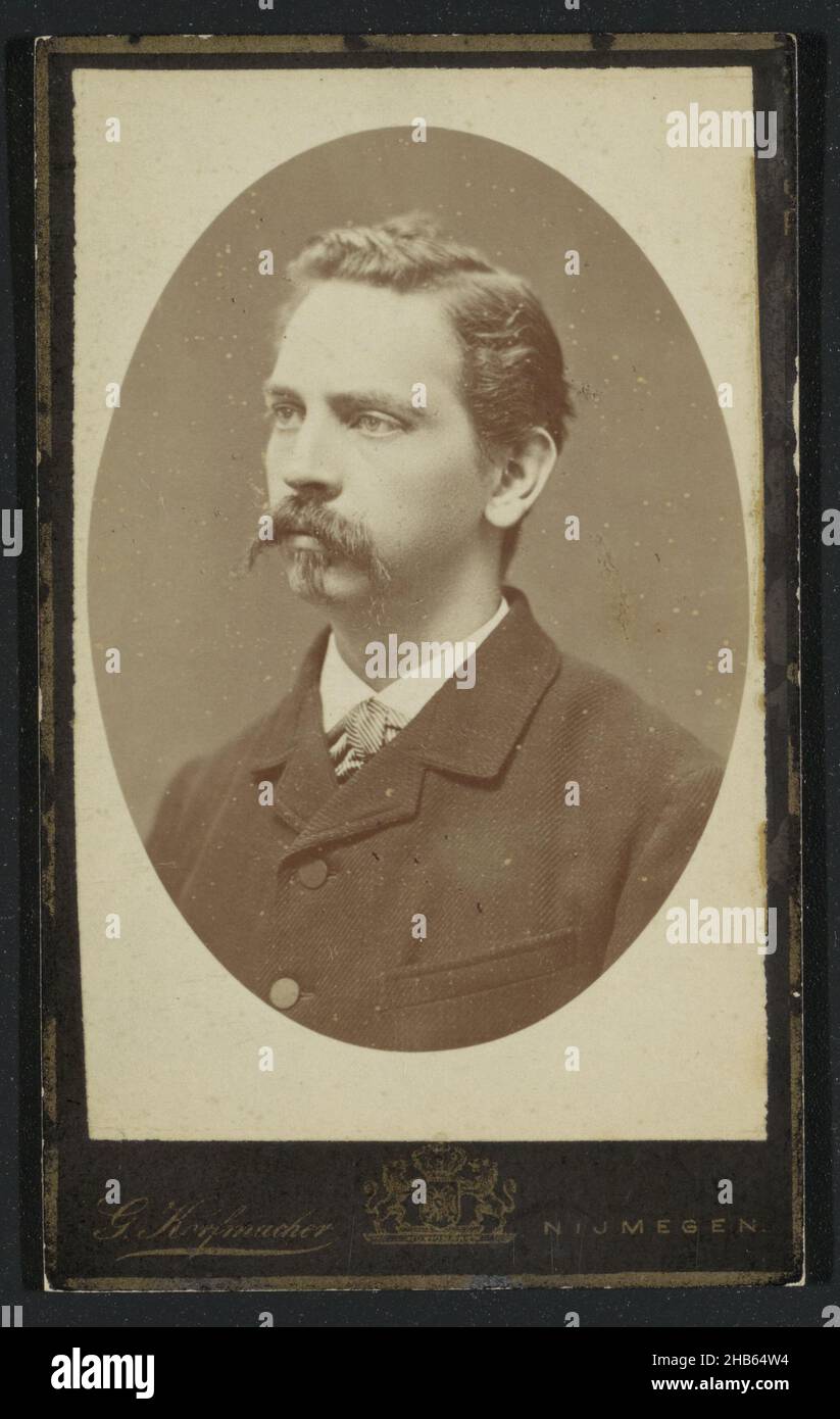 Portrait of Gustav Schnitzler, founder of umbrella factory 'Gelria ...