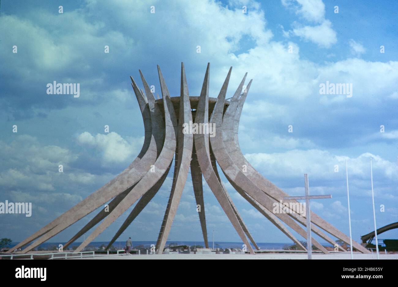 Modern architecture of the cathedral church building incomplete and ...