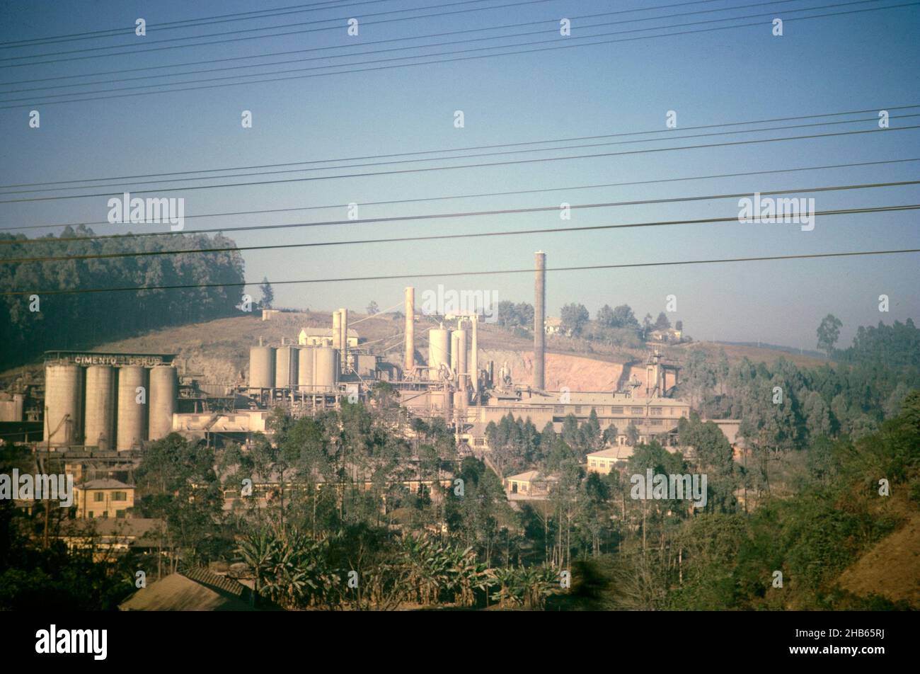 Cimento Perus cement factory, Sao Paulo, Brazil, South America 1962 ...
