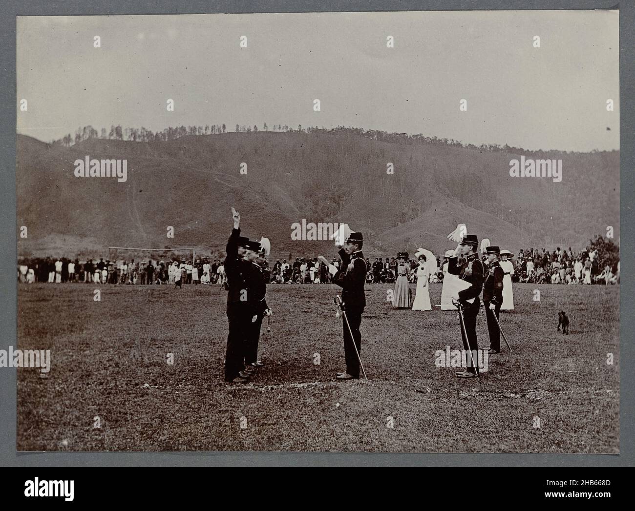 Swearing-in of officers, Swearing-in ceremony of a group of three ...