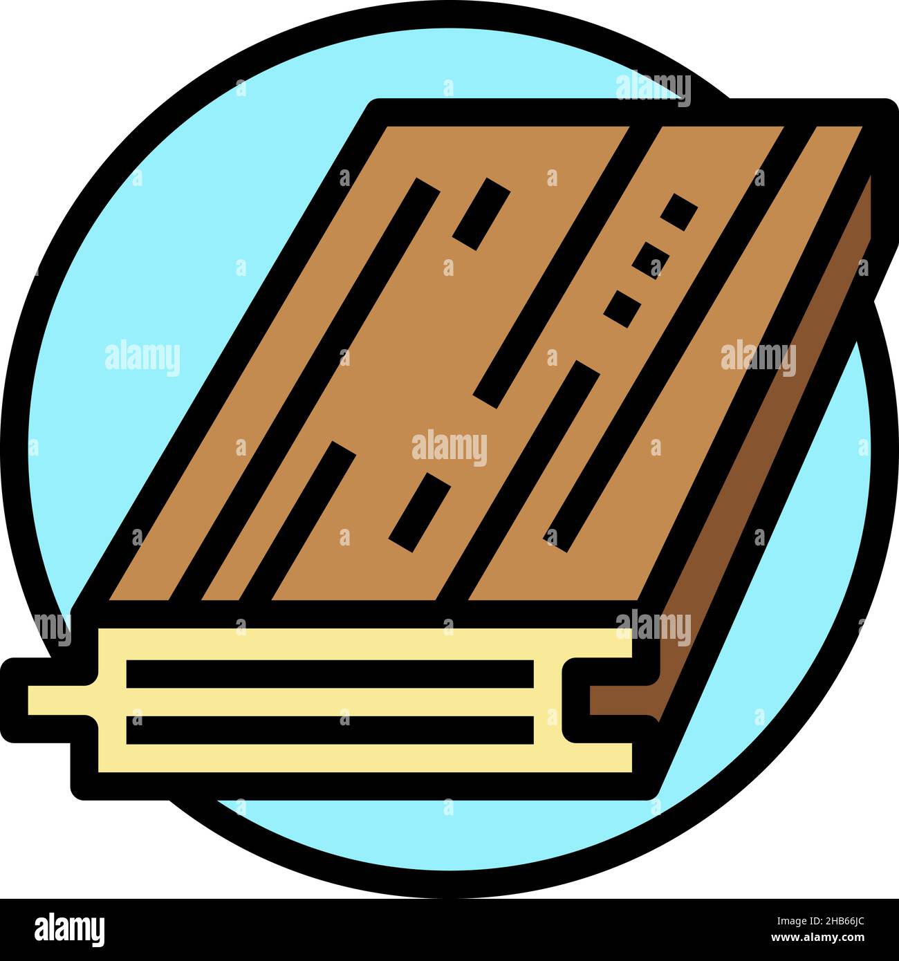 laminate floor color icon vector illustration Stock Vector Image & Art ...