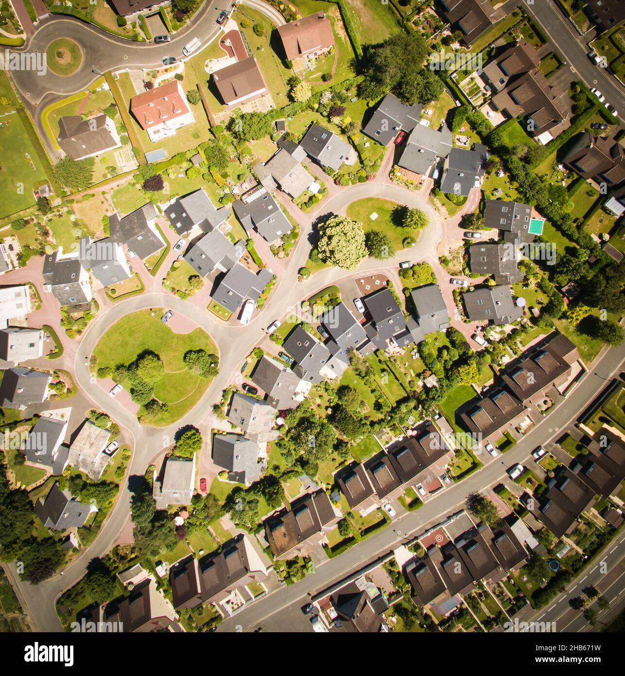 Neighborhood houses star hi-res stock photography and images - Alamy