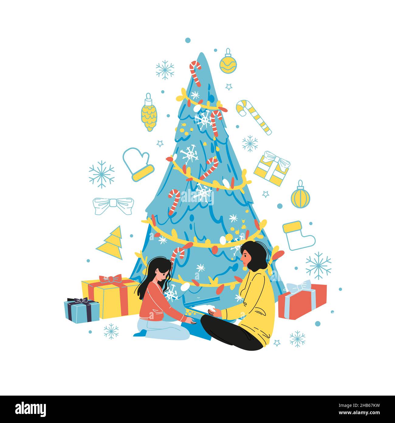 Daughter december Cut Out Stock Images & Pictures - Alamy