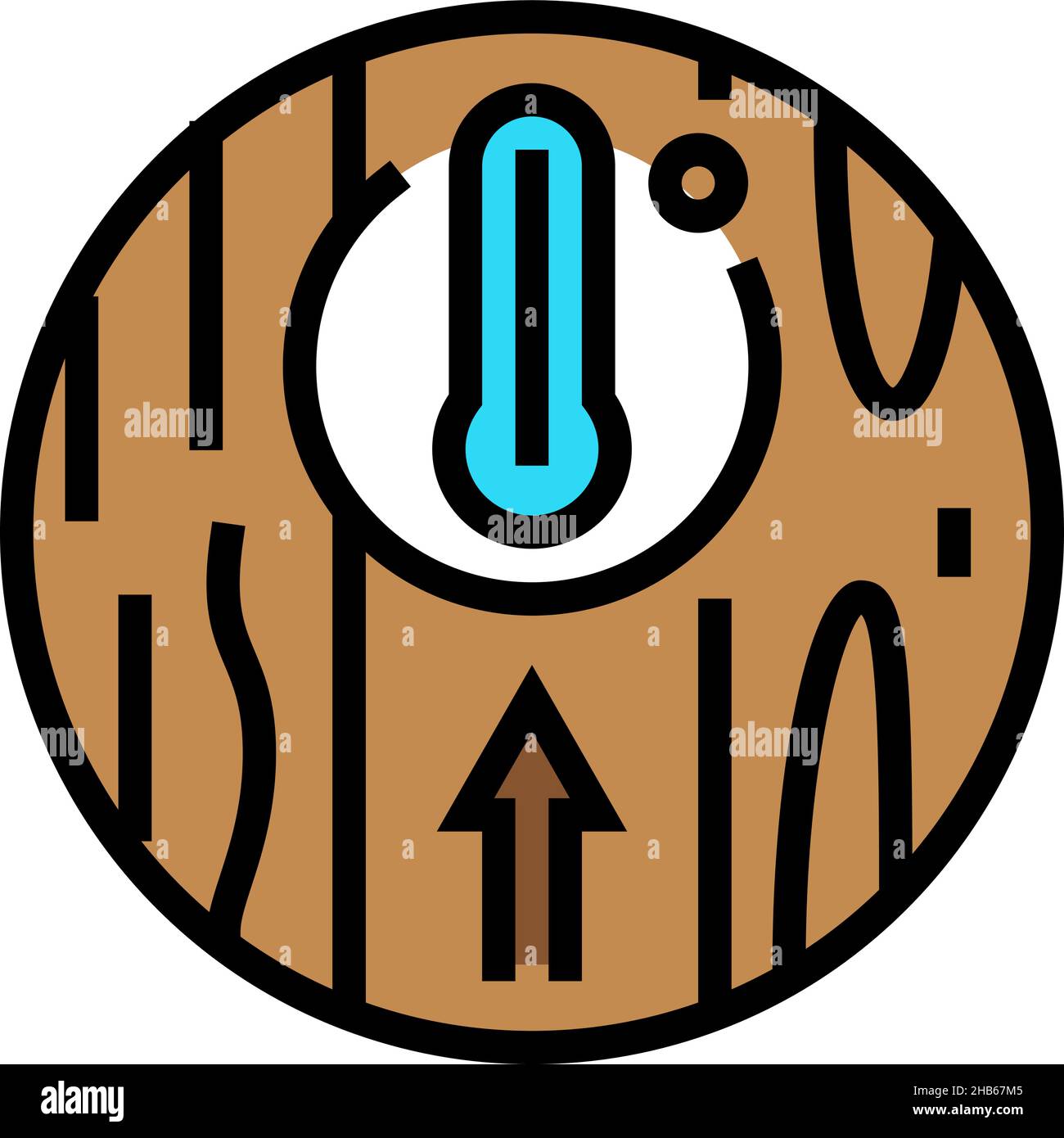 thermal insulation floor color icon vector illustration Stock Vector ...