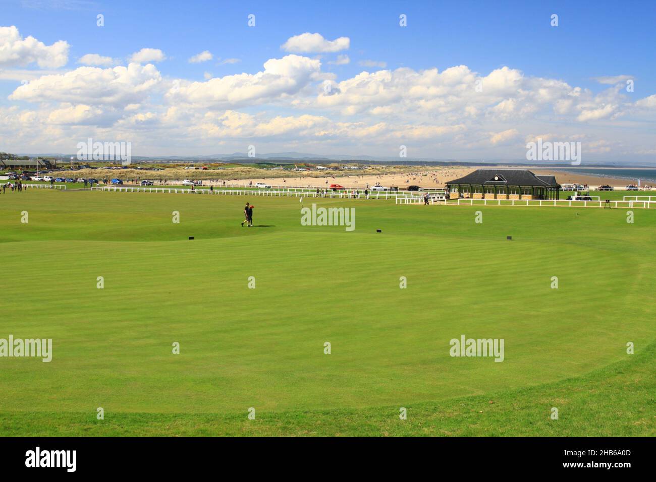 ST ANDRE, UNITED KINGDOM - May 06, 2018: St Andrews the Old Course golf ...