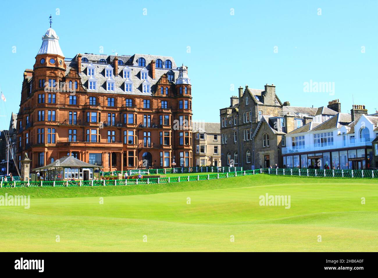 ST ANDRE, UNITED KINGDOM - May 06, 2018: St Andrews the Old Course golf ...