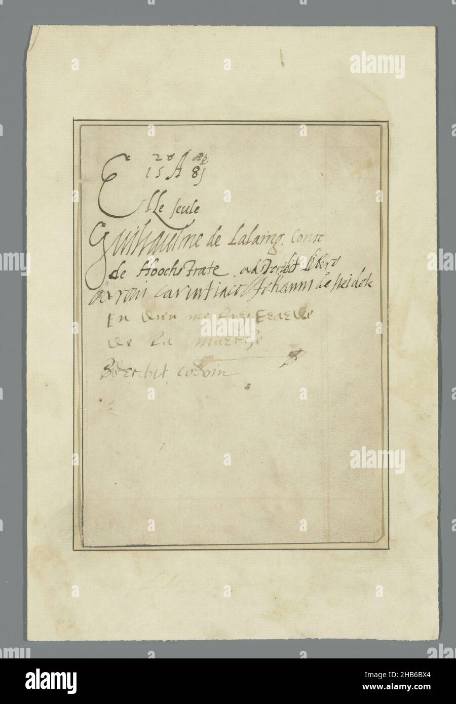 Sheet with signatures, Sheet with number of signatures/names and motto ...