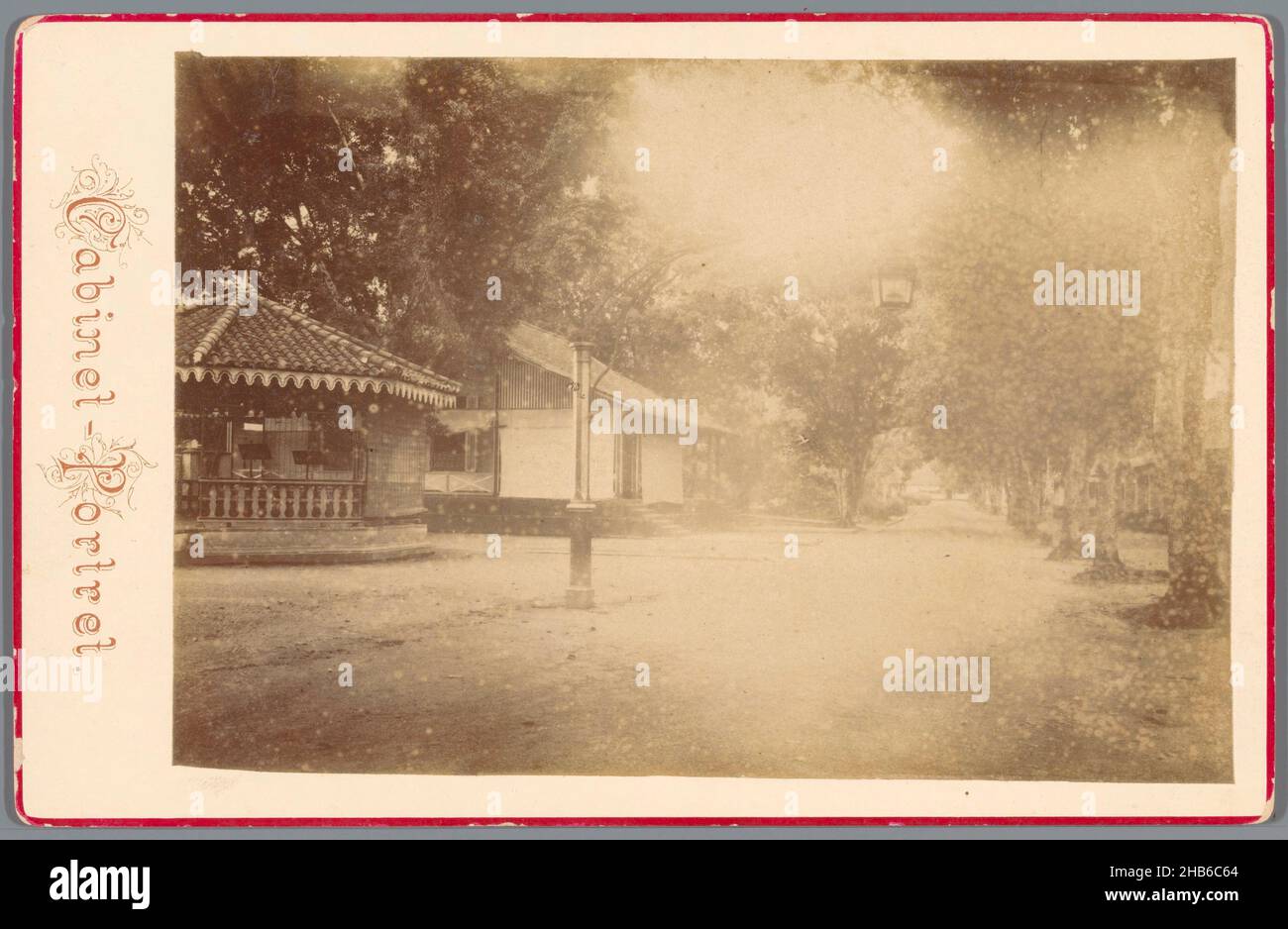 View of a street in possibly Batavia, Indonesia, anonymous, Indonesia ...