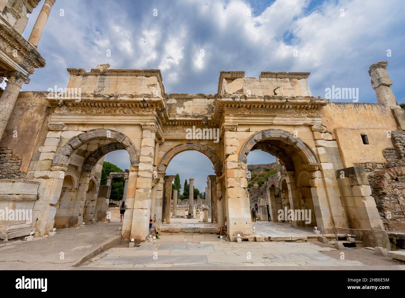Ancient Ephesus Gate of Mazeus and Mithridates. The Gate of Mazeus and ...