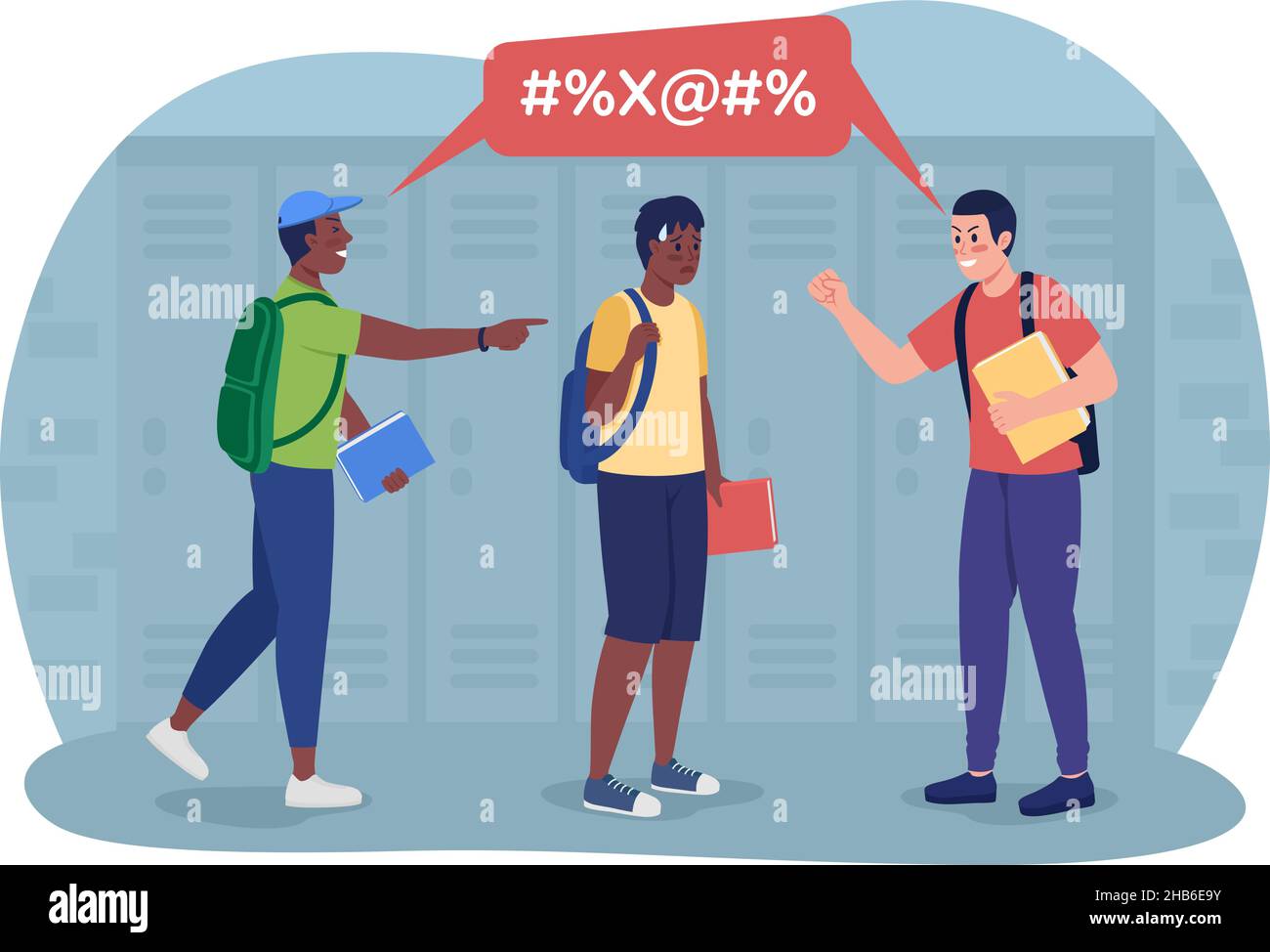 Bullying school poster Cut Out Stock Images & Pictures - Alamy