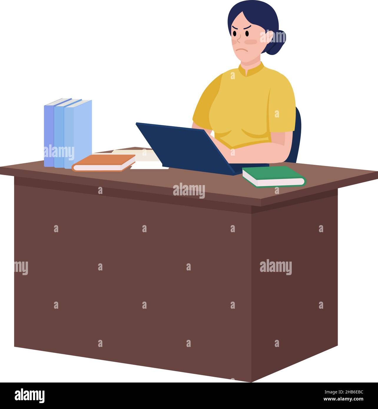Female principal Cut Out Stock Images & Pictures - Alamy