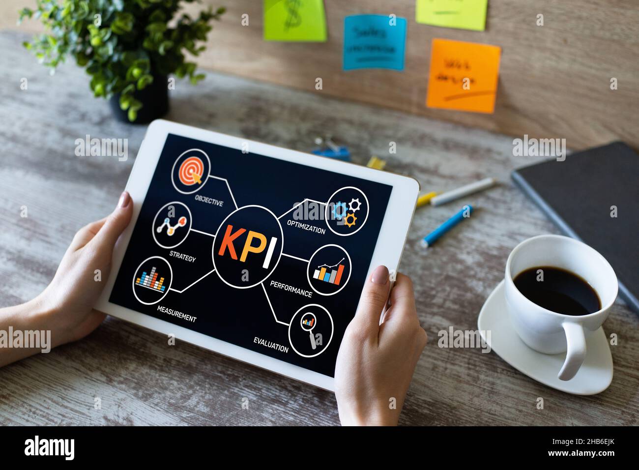 KPI Key Performance Indicator. Industrial Manufacturing Business ...