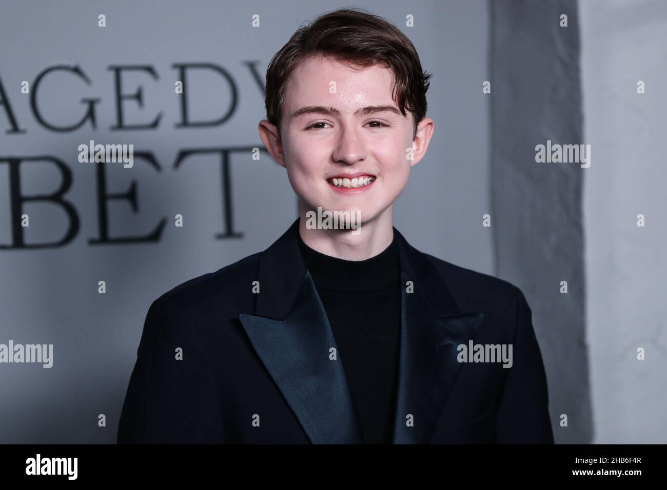 LOS ANGELES, CALIFORNIA, USA - DECEMBER 16: Actor Lucas Barker arrives ...