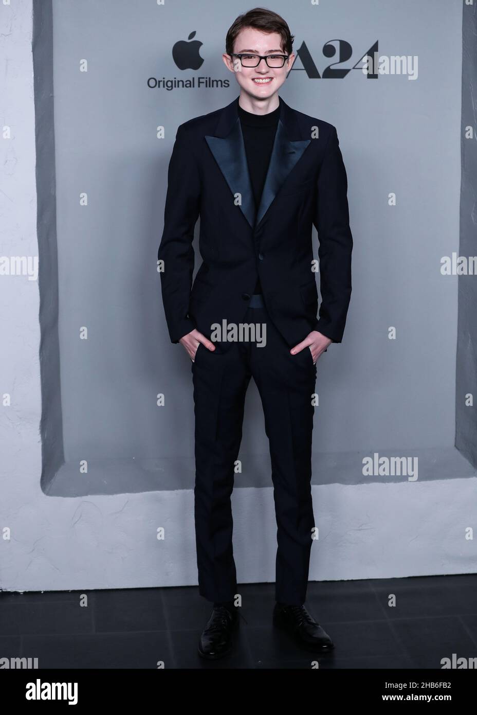 LOS ANGELES, CALIFORNIA, USA - DECEMBER 16: Actor Lucas Barker arrives ...