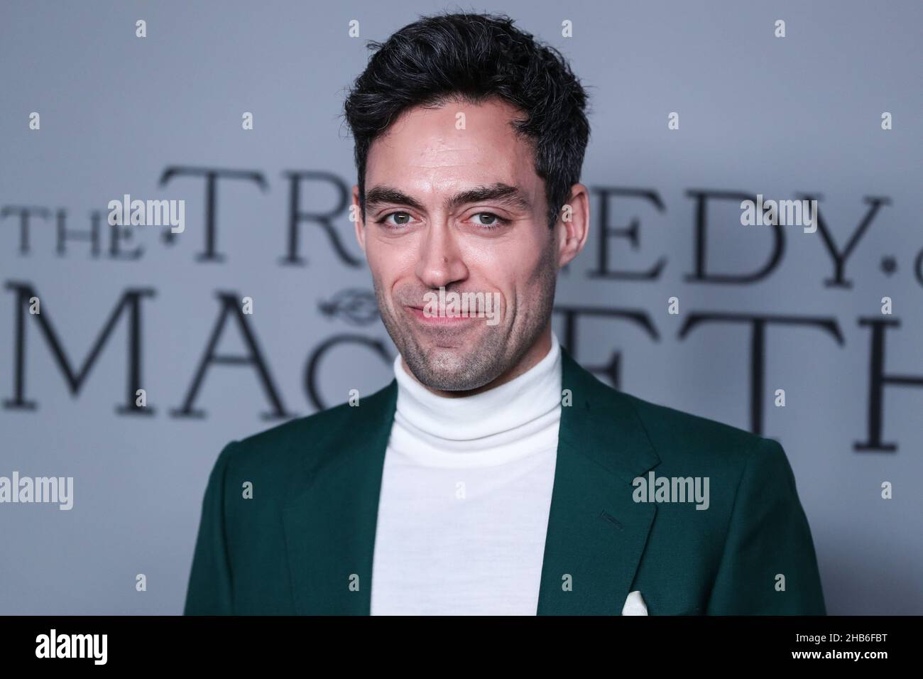 LOS ANGELES, CALIFORNIA, USA - DECEMBER 16: English actor Alex Hassell ...