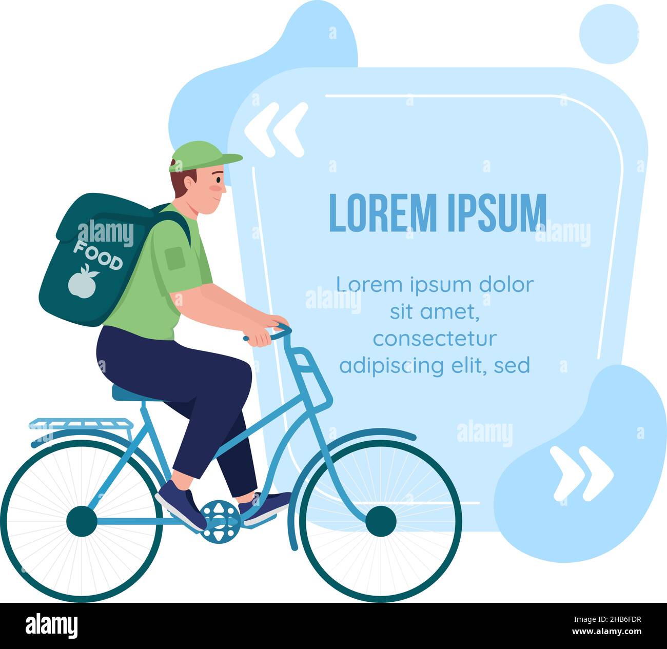 Cyclist bike box Stock Vector Images - Alamy