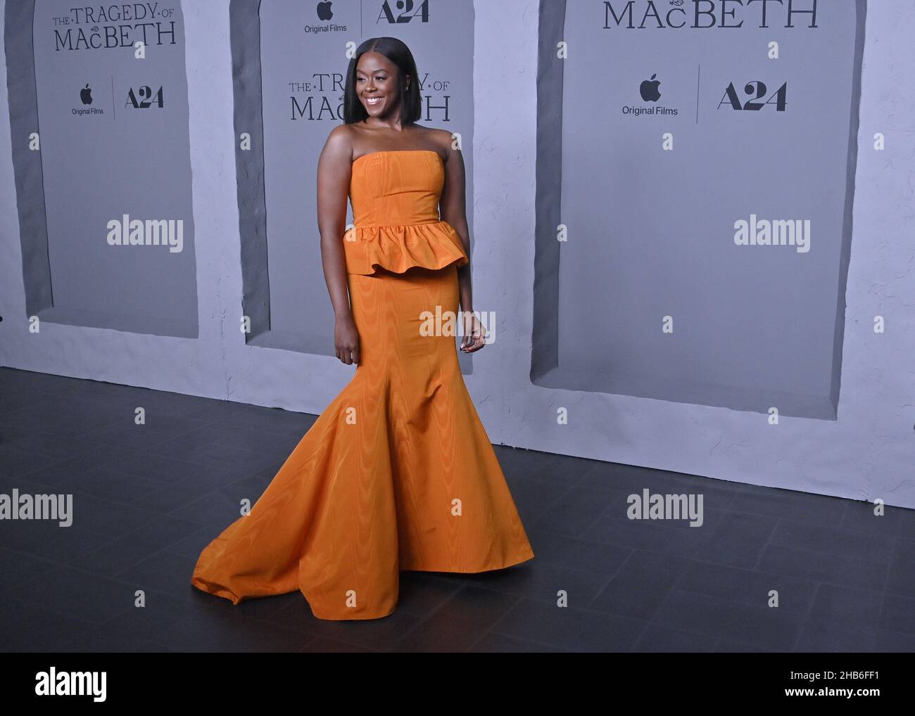 Los Angeles, USA. 17th Dec, 2021. Cast member Moses Ingram attends the ...