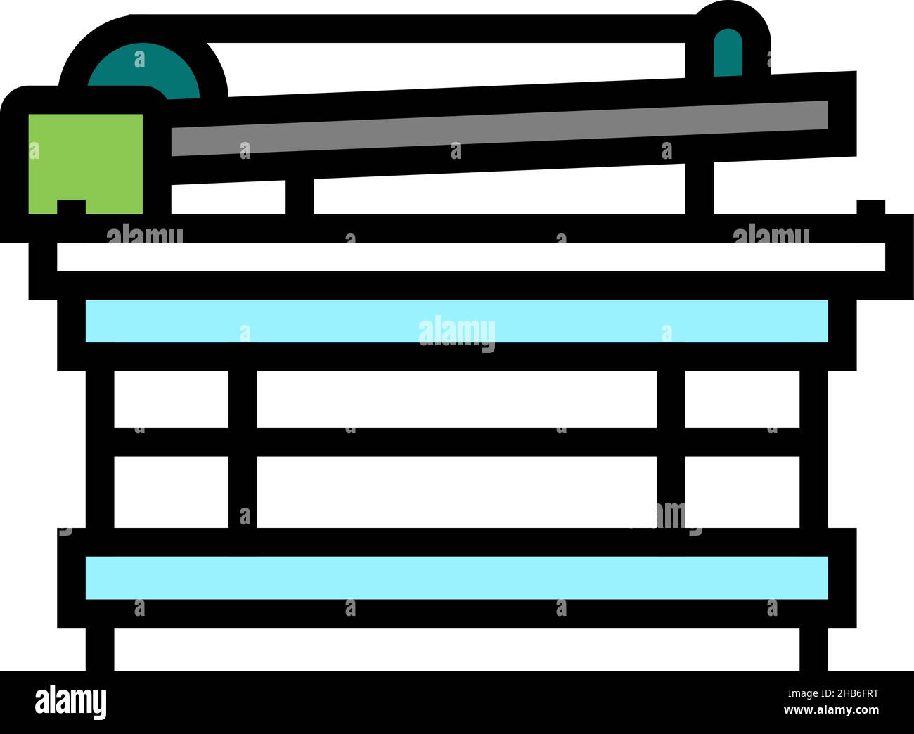 shaker table color icon vector illustration Stock Vector Image & Art ...