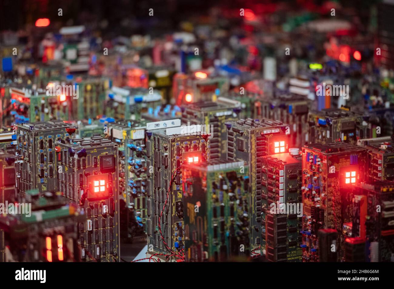 Press preview of the exposition of the first in Russia Museum of Cryptography, one of the ...