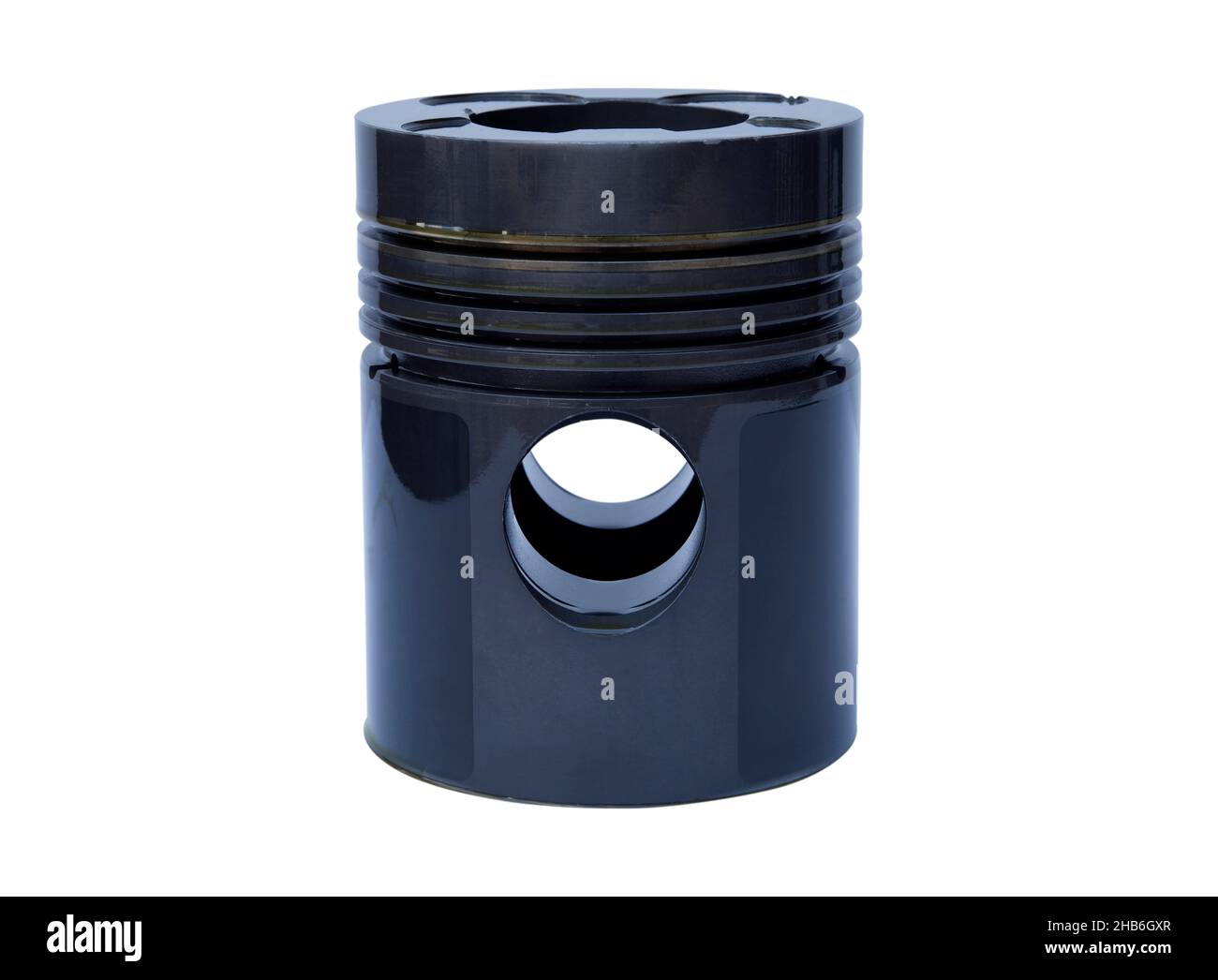 cylinder engine liner on a white background Stock Photo - Alamy