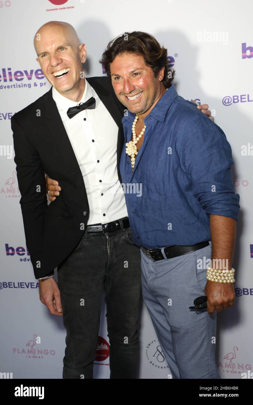 Sydney, Australia. 17th December 2021. Adrian Falk and Nasser Sultan attend the Believe ...