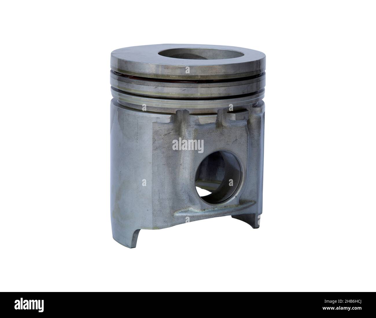 cylinder engine liner on a white background Stock Photo - Alamy