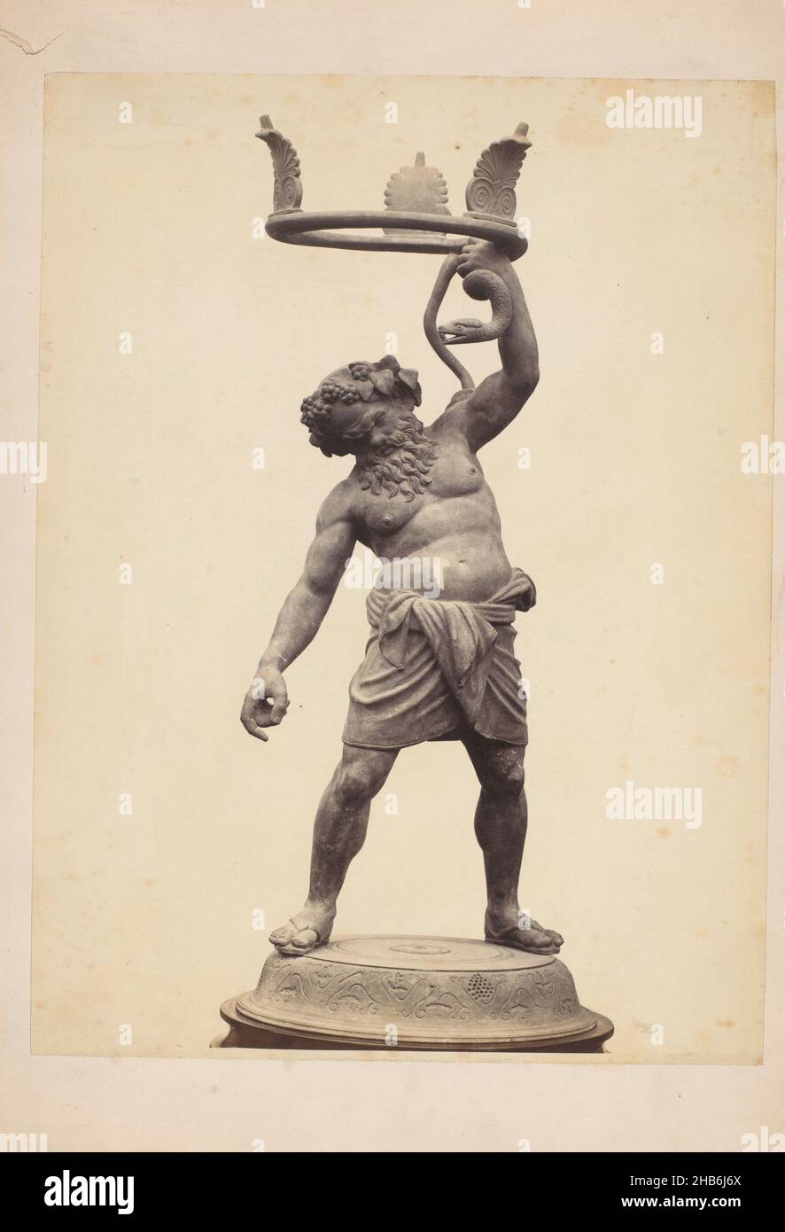 Bronze statue of Silenus with a snake, from Pompeii[(...), anonymous ...