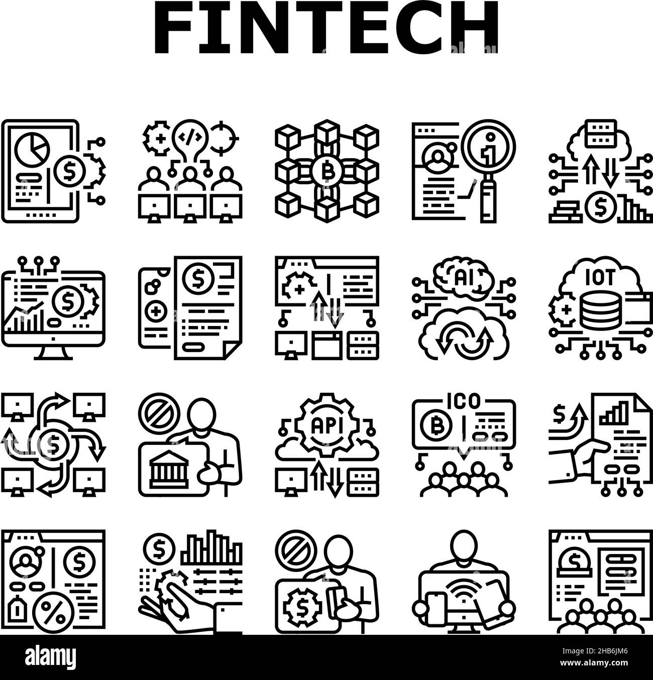 Fintech development Black and White Stock Photos & Images - Alamy