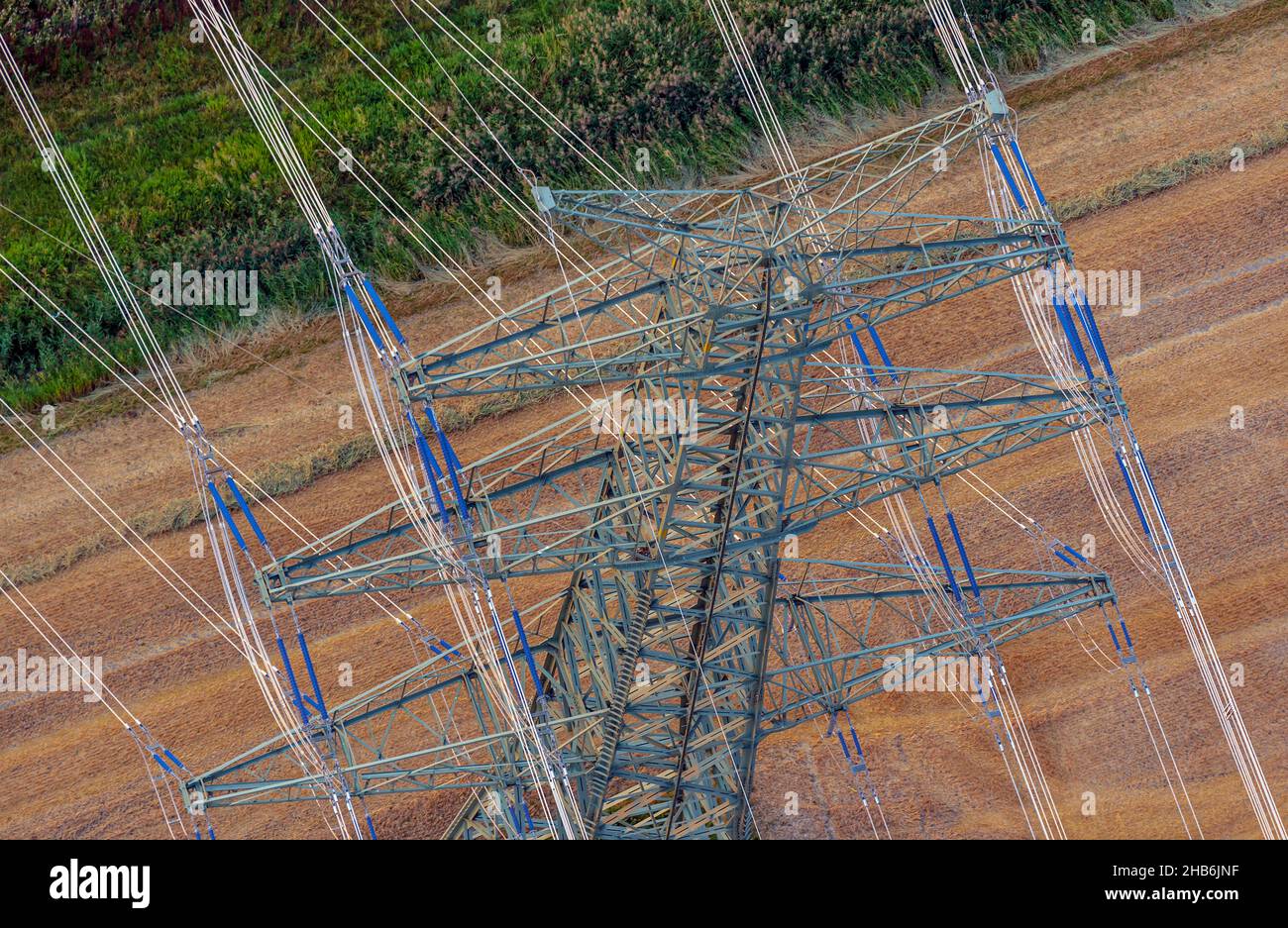 Power lines power pole hi-res stock photography and images - Alamy
