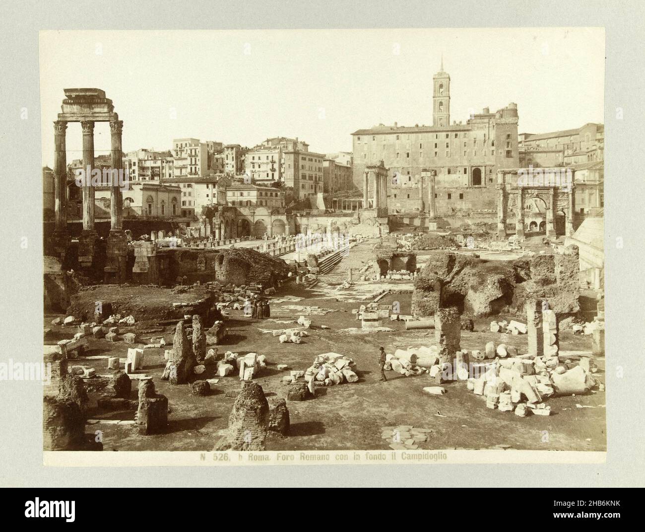 Il foro romano forum romanum roma hi-res stock photography and images ...